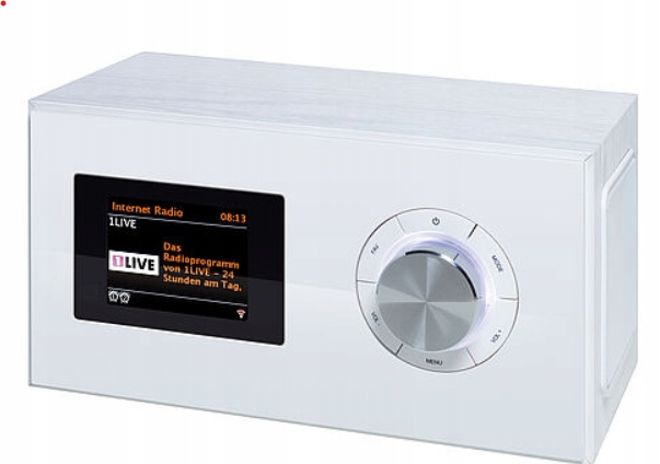 INTERNETOVÉ RÁDIO s přijímačem DAB+ TERRIS IWR 261 WLAN, barva bílá za ...