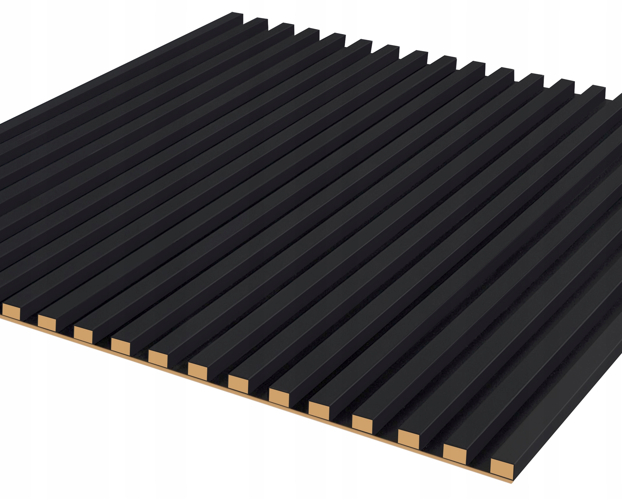 Lamele meblowe ścienne MINI SLIM wąskie czarne 30 • Cena, Opinie ...