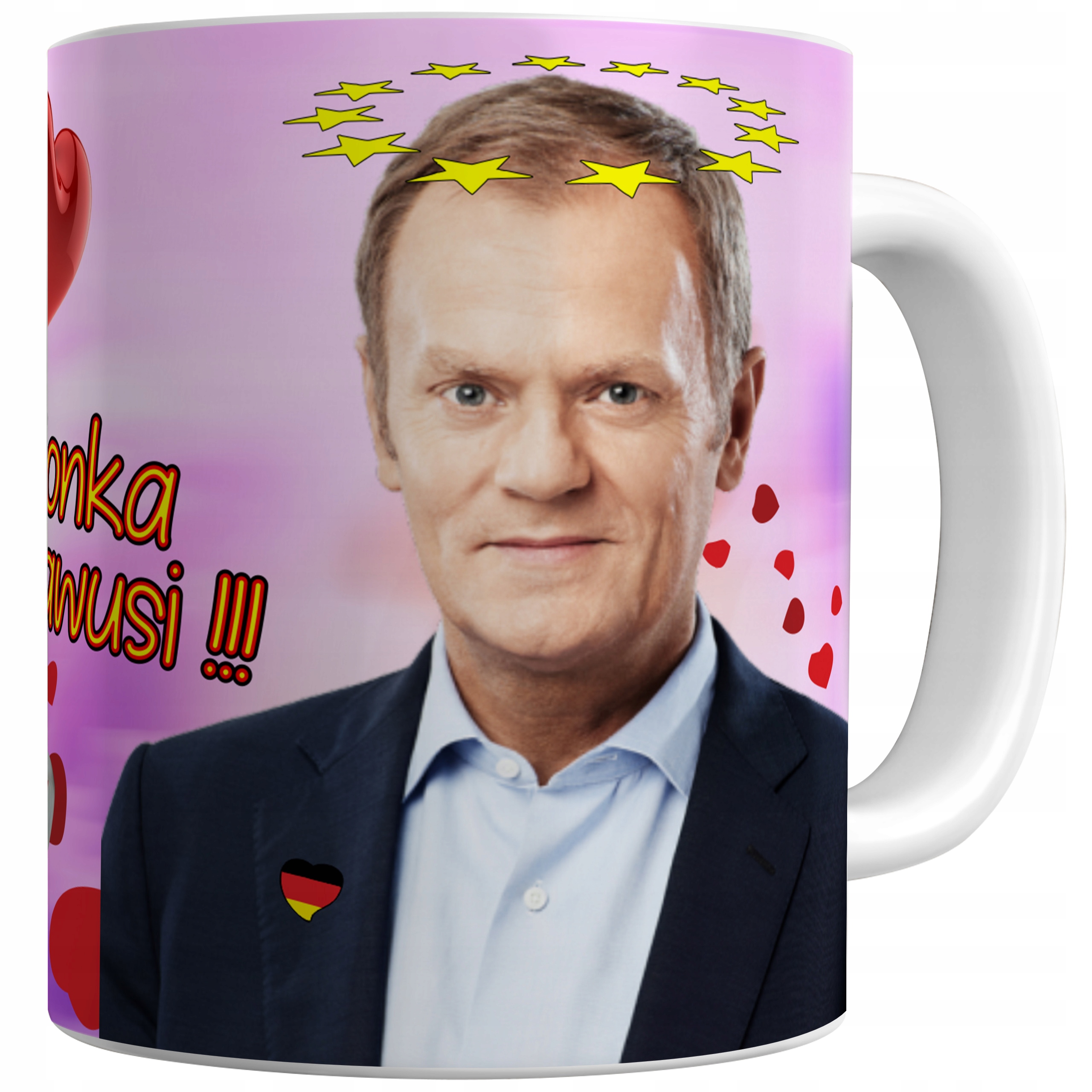 Kubek Chcekoszulke Śmieszny Prezent Upominek PO DONALD ceramika 330 ml ...