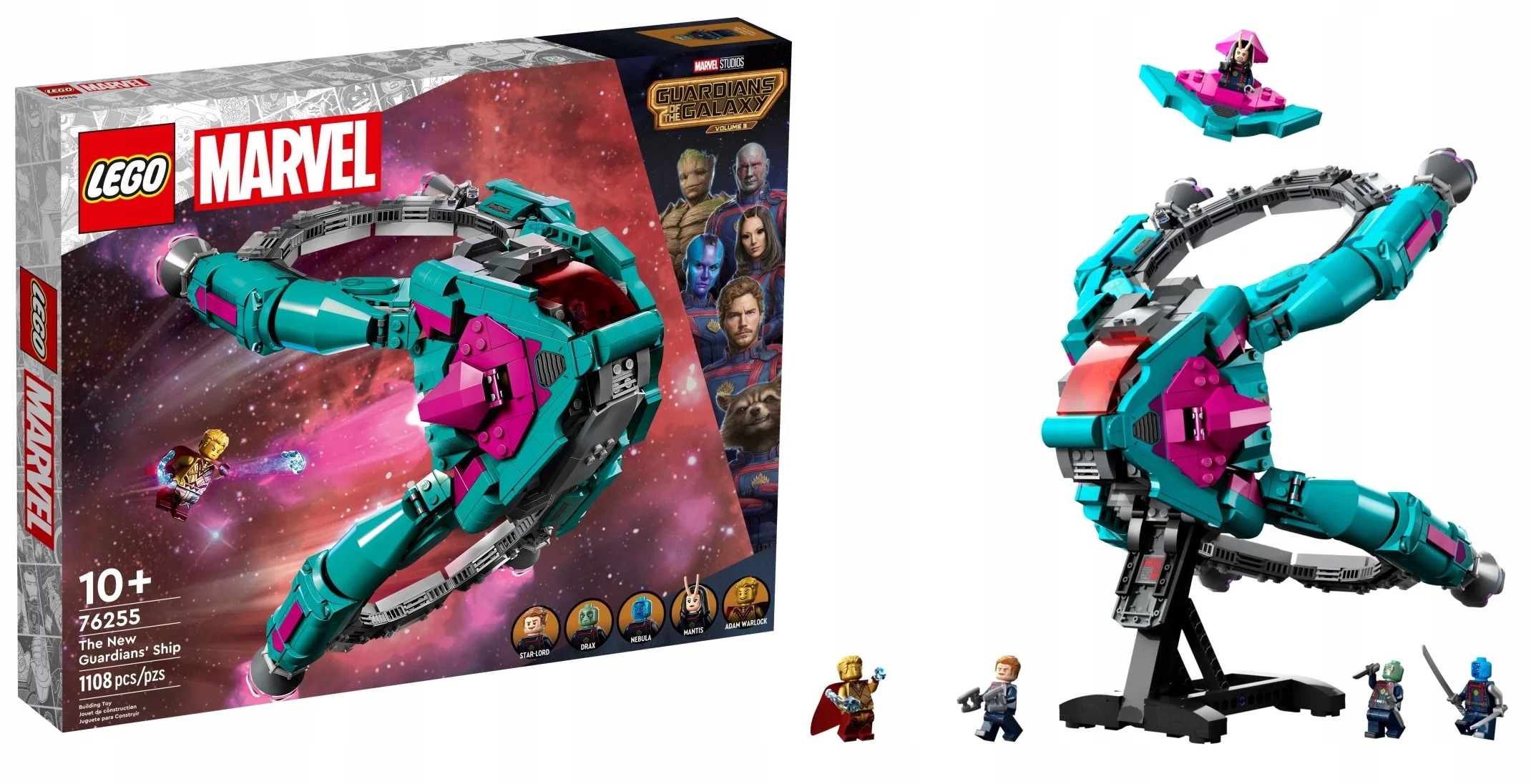 LEGO 76255 Marvel Nowy statek Strażników (5702017419725) • Cena, Opinie ...