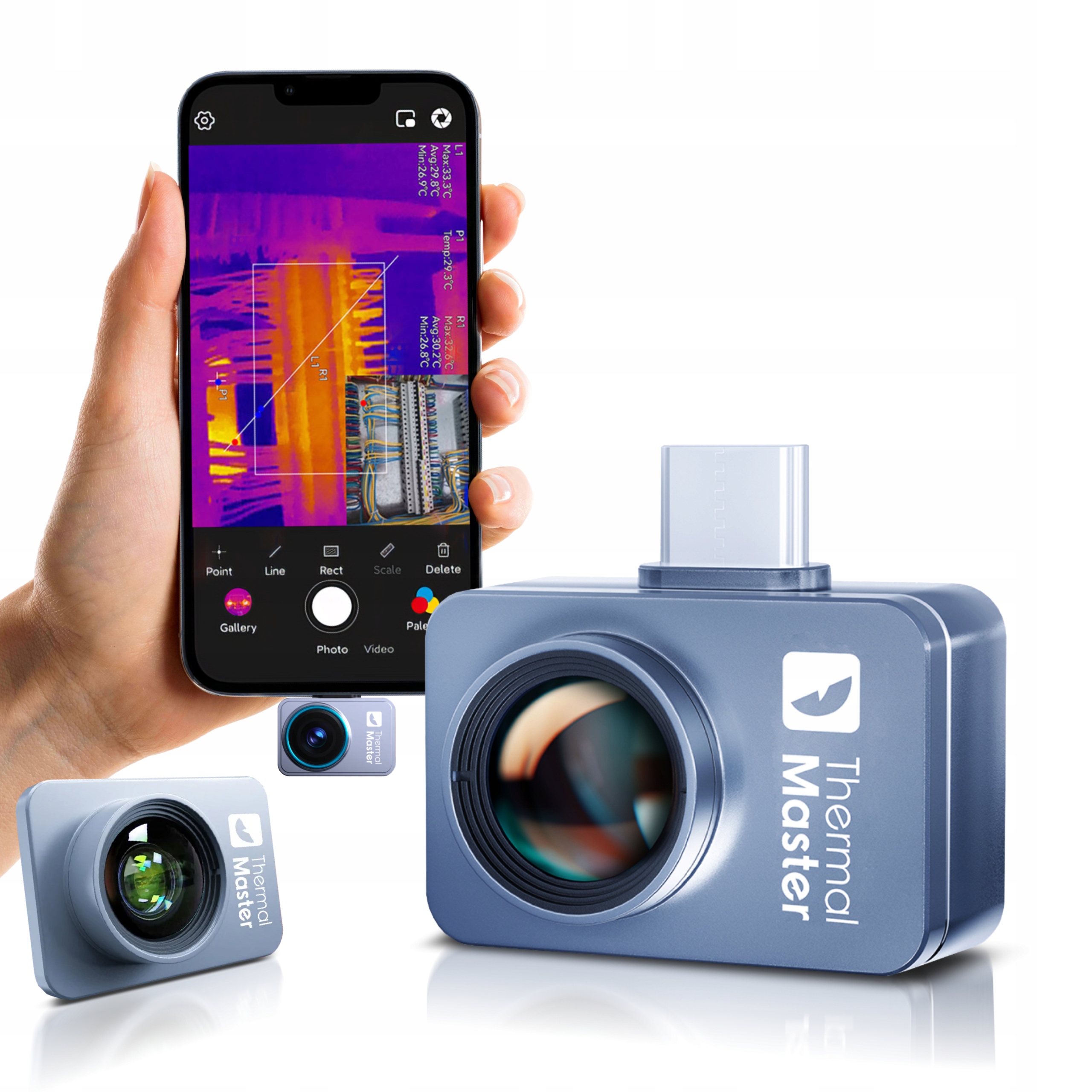 Kamera Termowizyjna Thermal Master P2 PRO USB-C Android 600°C Makro ...