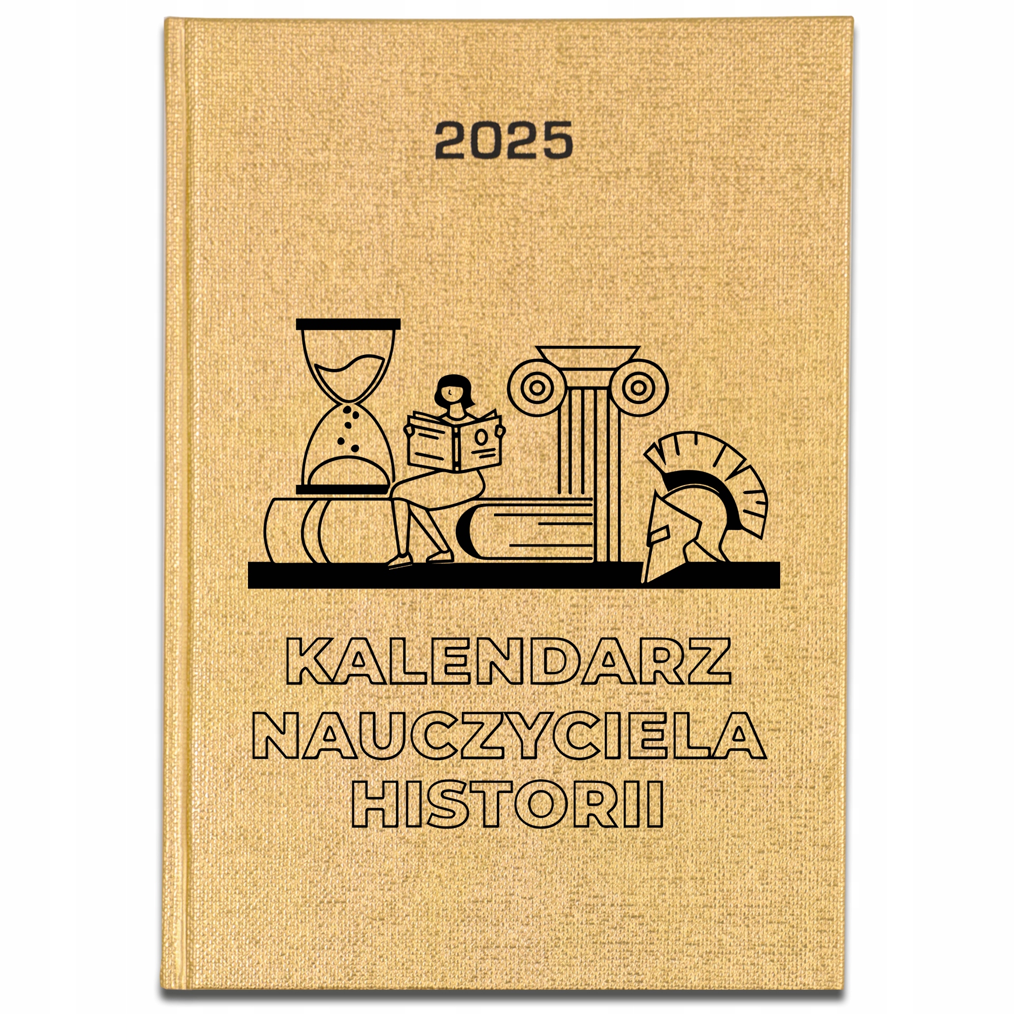 KALENDARZ ZŁOTY B5 2025 Dla NAUCZYCIELA WF Dzień Nauczyciela HISTORII Wzory 16780414390 - Sklepy ...