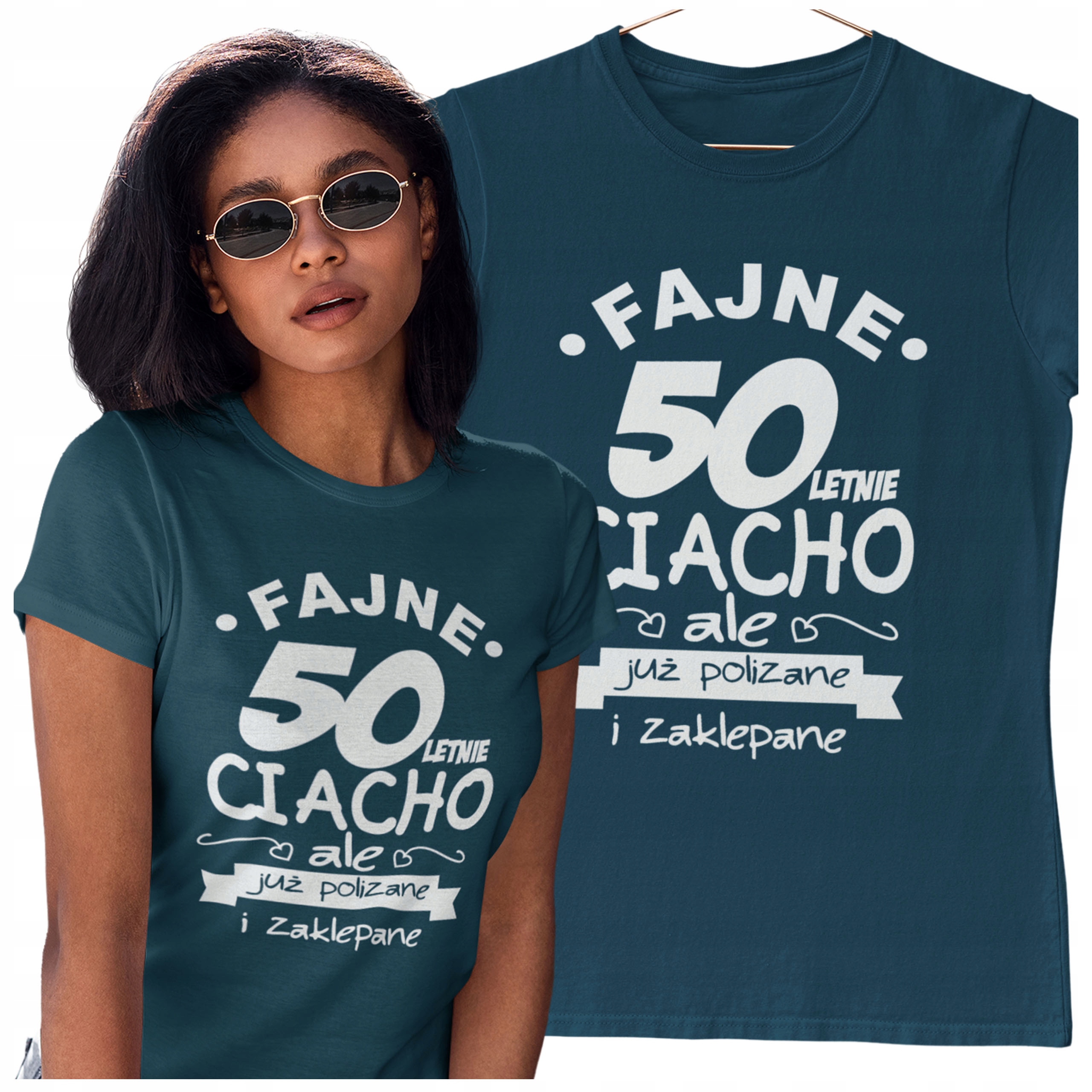 KOSZULKA NA 50 LAT DLA KOBIETY UPOMINEK UPOMINEK (5904158022929) • Cena ...