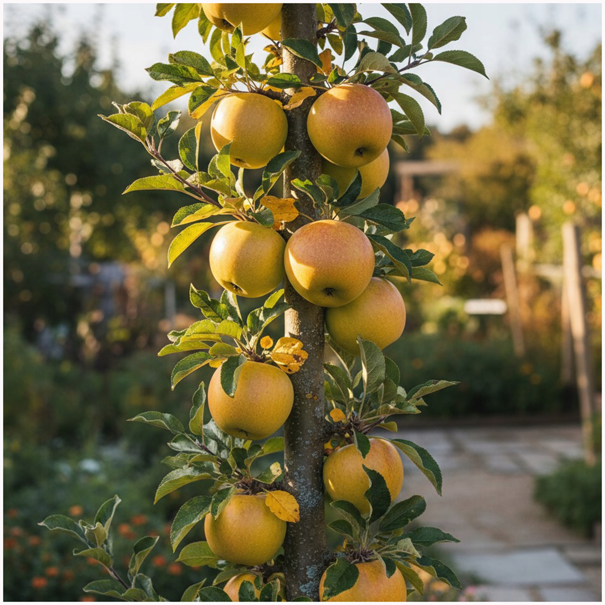 Oszlopos sárga almafa csemete szabadgyökérrel 50-60 cm, • Ár ...
