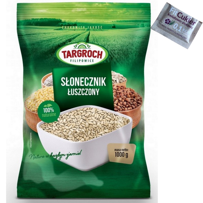 Pestki słonecznika Targroch 1000 g (5903229001030) • Cena, Opinie • Nasiona, ziarna, pestki ...