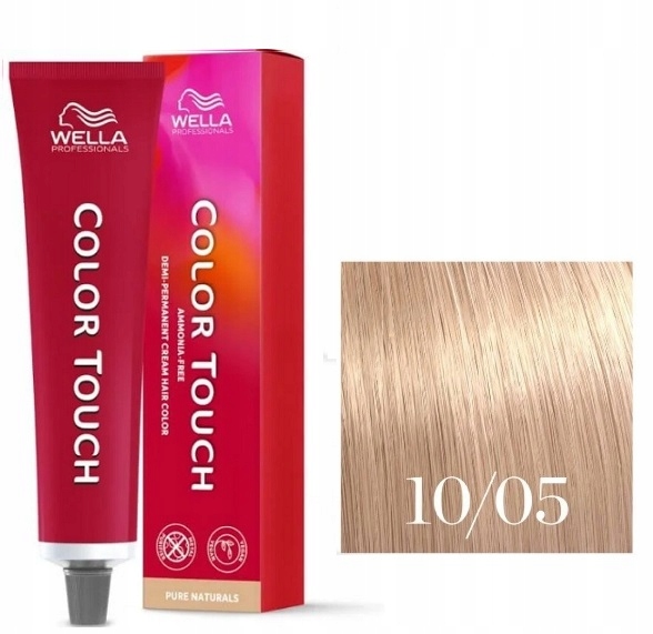 WELLA COLOR TOUCH FARBA Toner Do Włosów Nr 10/05 (4064666902777) • Cena ...