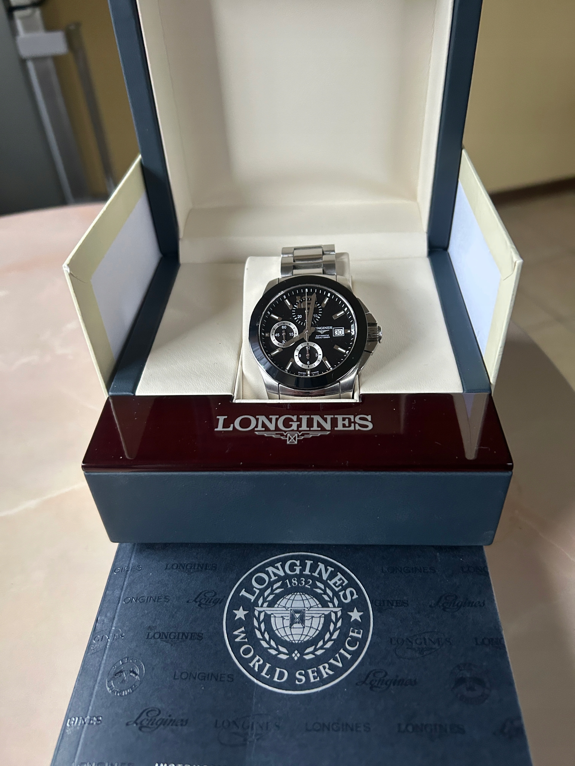 Longines Conquest Chrono Ceramic L3.661.4 • Cena, Opinie • Męskie ...