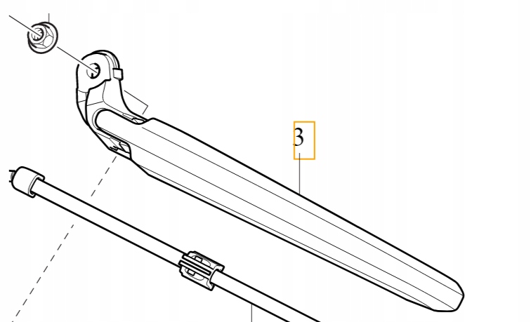 Volvo OE 31693005 ramię wycieraczki 0731093034848 za 509.99PLN z ...
