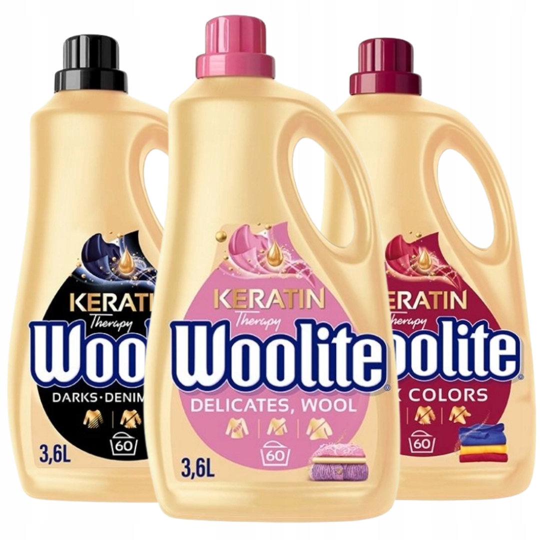 Woolite Delicate Dark Color Płyn do Prania 3x3,6l (6900894022383 ...