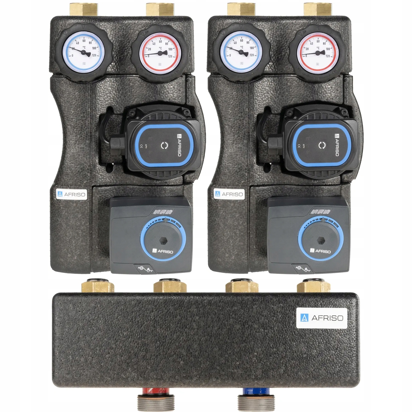 GRUPA POMPOWA BPG ROZDZIELACZ 2 OBIEGI POMPA SIŁOWNIK ARM PRIMOTHERM ...