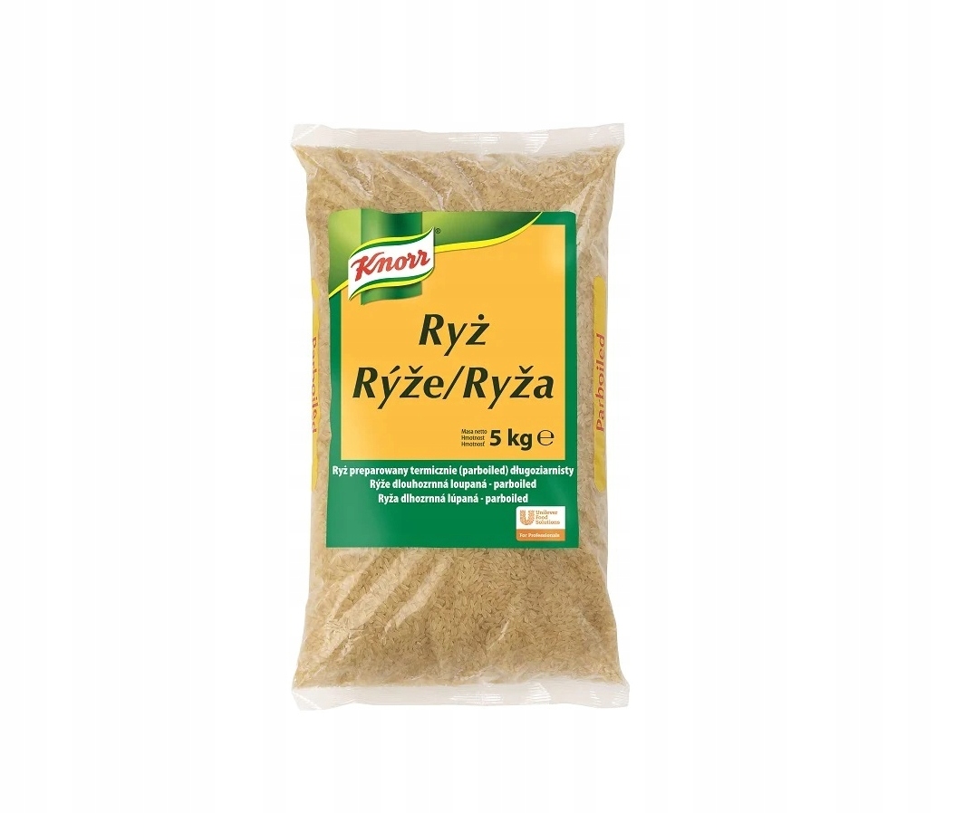 Ryż długoziarnisty parboiled 5 kg Knorr jakość profesjonalna ...