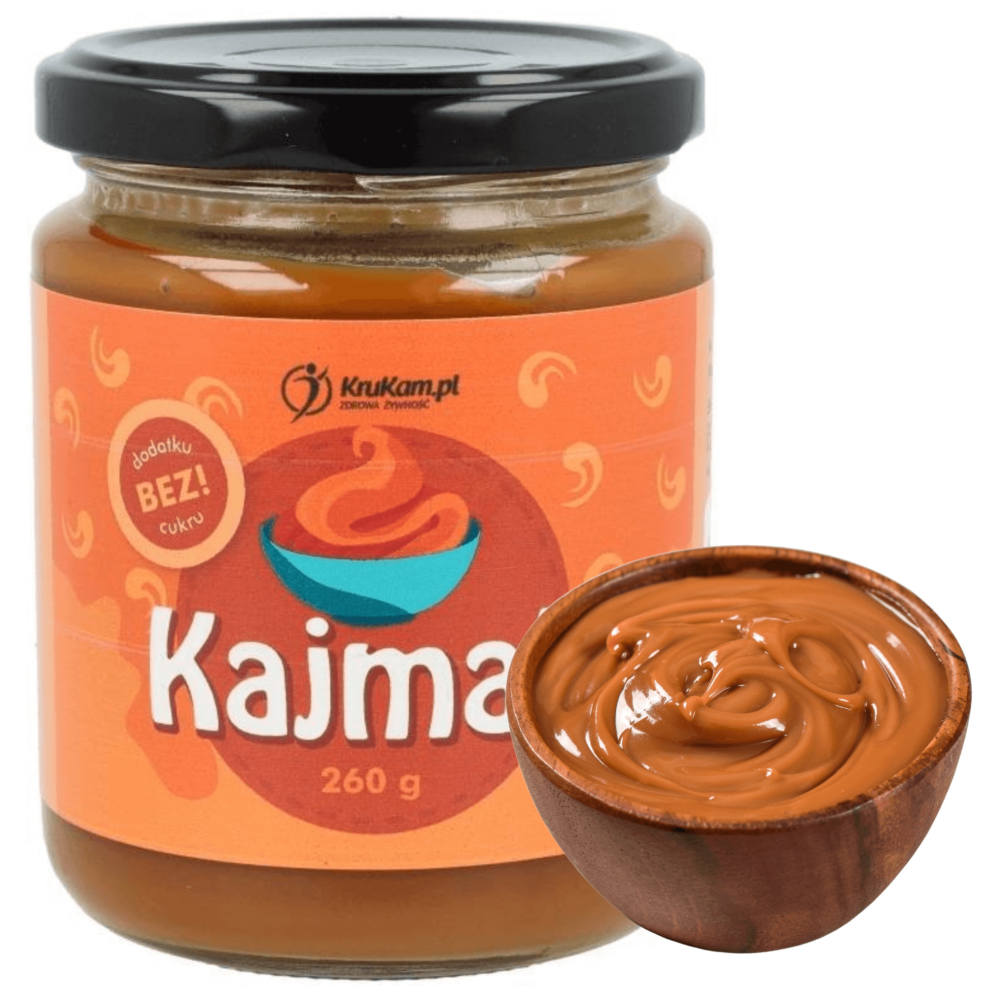 Kajmak BEZ CUKRU Masa Krówkowa Erytrytol Krukam (5905600600627) • Cena ...