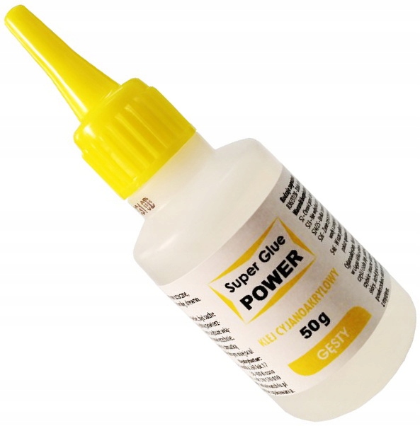 VELKÉ Super lepidlo POWER Kyanoakrylátové HUSTÉ 50g, (811434019861 ...