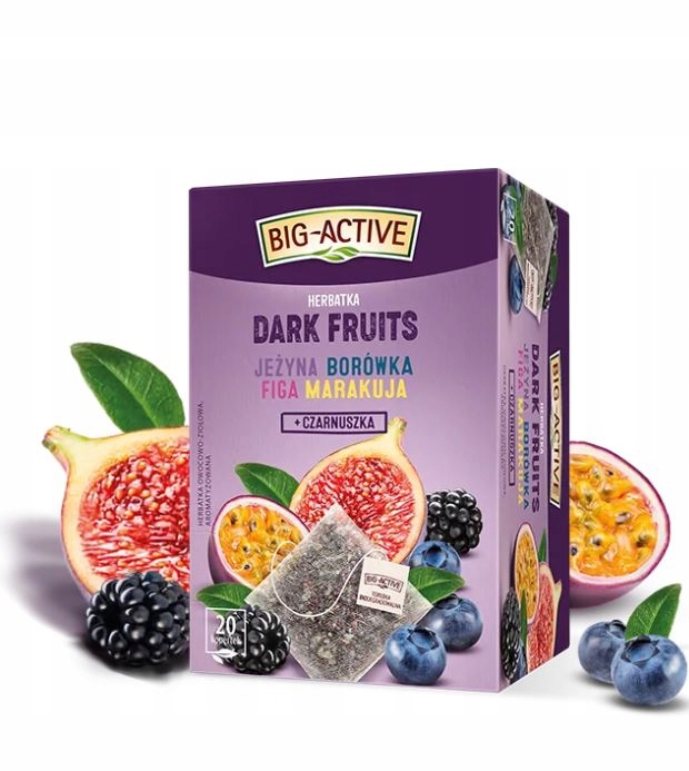 Big-Active Dark Fruits Herbatka 45g (20x2,25 g) (5900956700571) • Cena ...