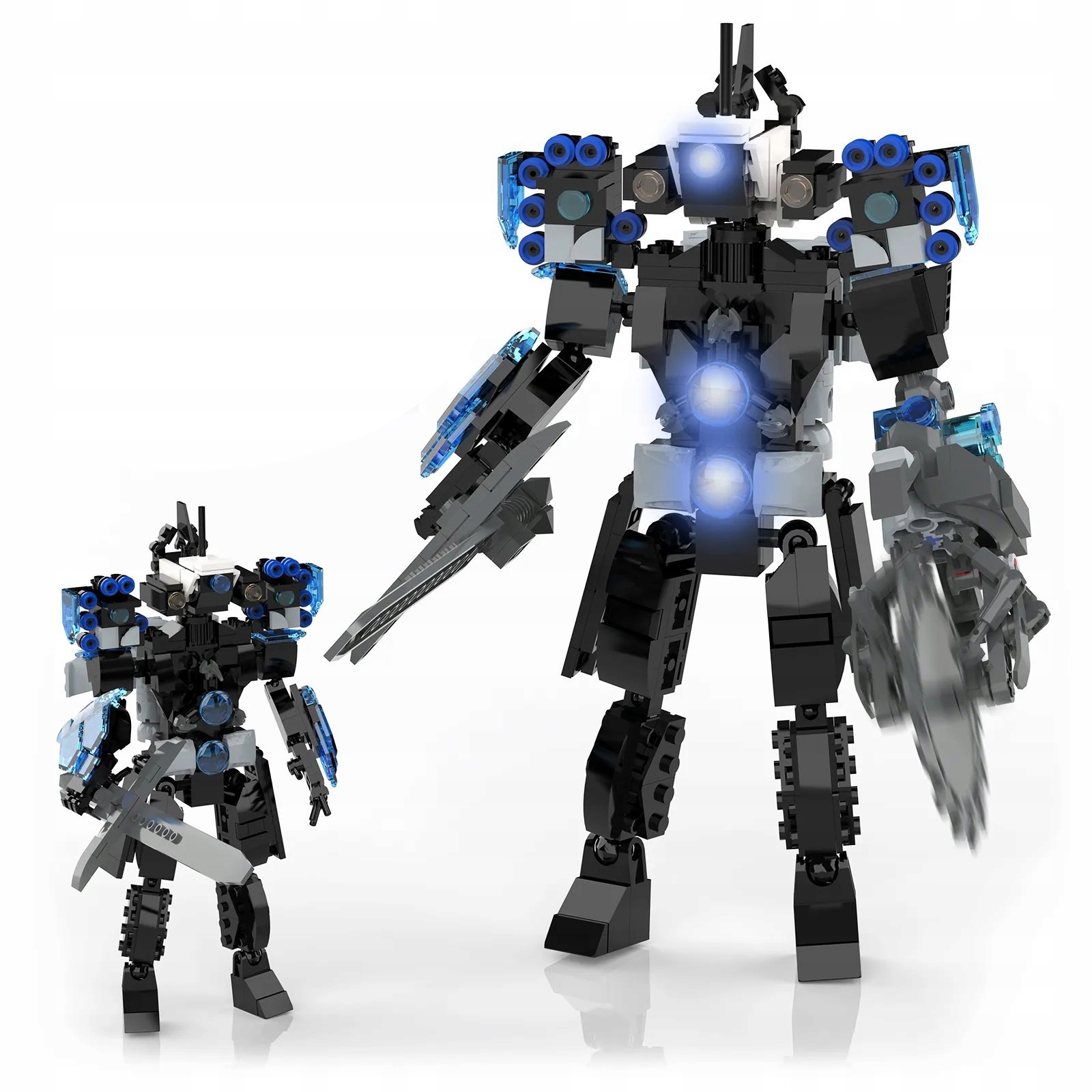 SKIBIDI TOILET STAVEBNICE FIGUREK UPGRADED TITAN CAMERAMAN 520EL za 520.00CZK - Allegro