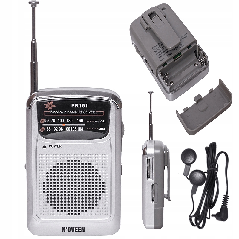 RADIO PRZENOŚNE Skala Na Baterie FM AM + SŁUCHAWKI - Sklep, Opinie, Cena w Allegro.pl