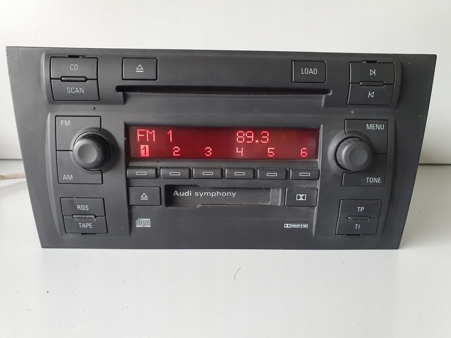 Radio cd Symphony II 2 Audi A6 c5+ KOD 2din - Sklep, Opinie, Cena w Allegro