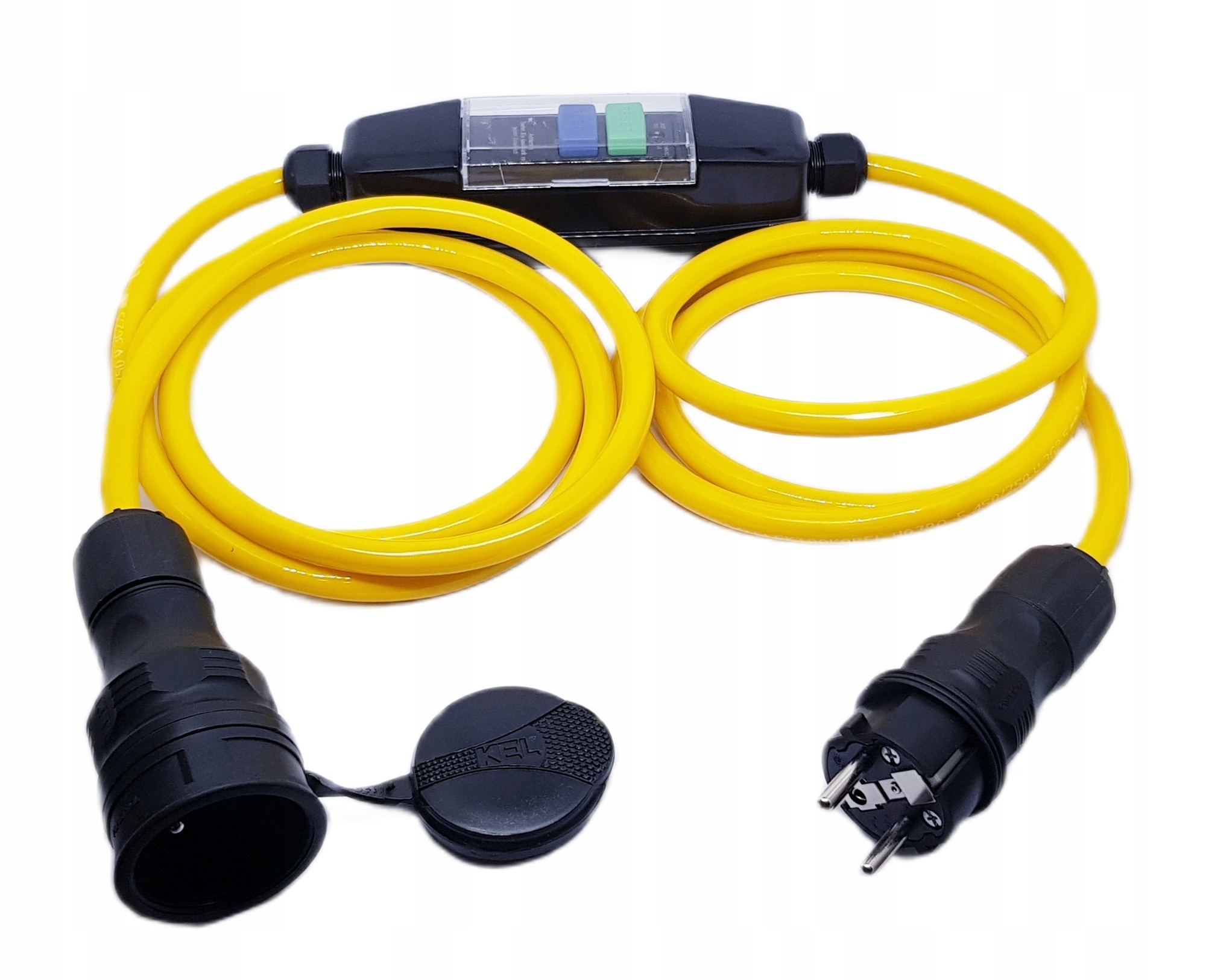 ADAPTER Przedłużacz 3M różnicowo-prądowy Wyłącznik PRCD IP54 16A 230V ...