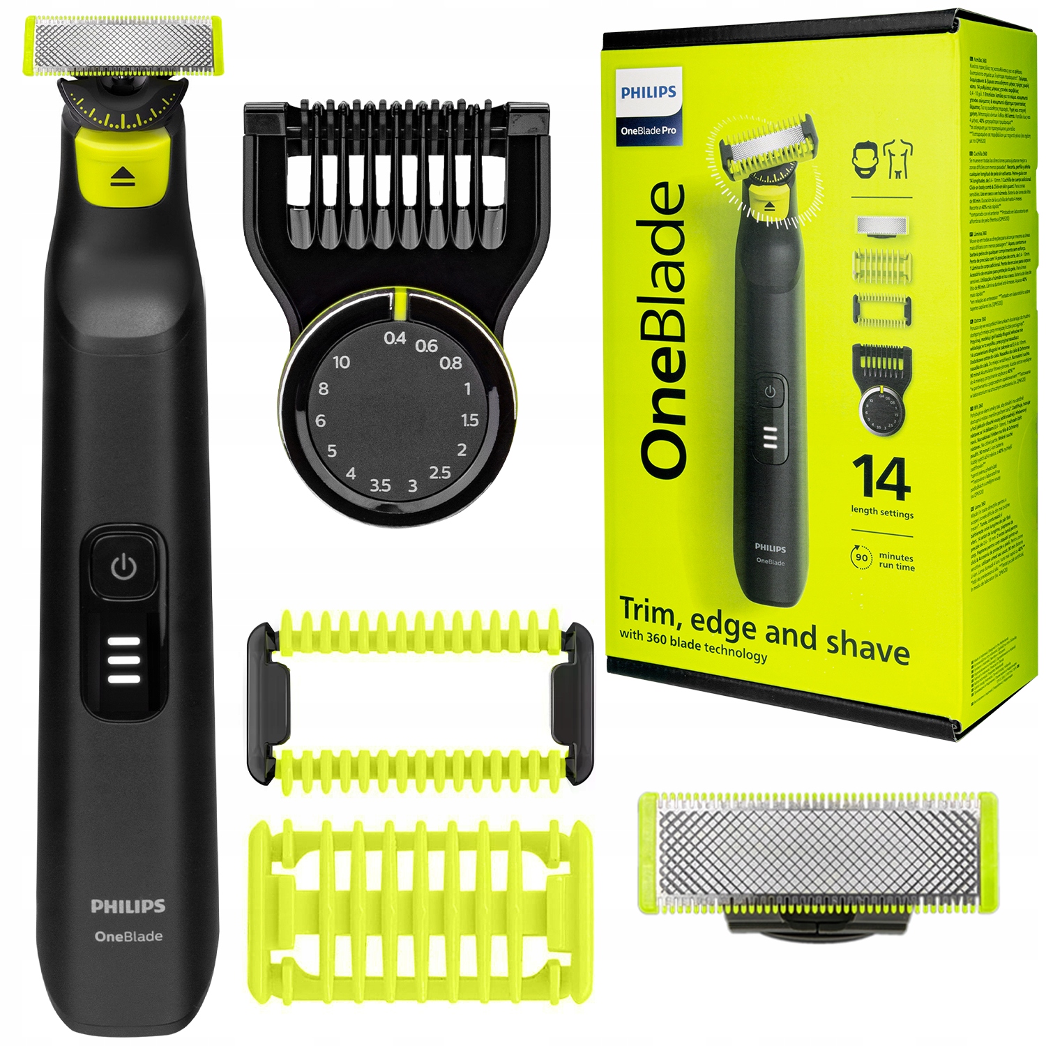 GOLARKA PHILIPS ONE BLADE PRO FACE BODY QP6541/15 DO TWARZY I CIAŁA ...