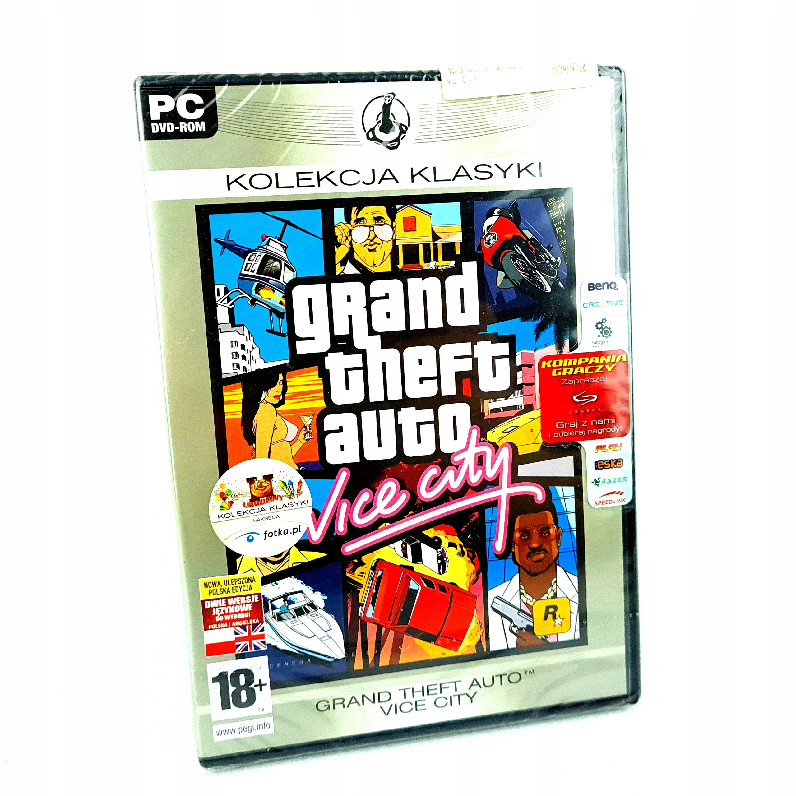 NOWA KOLEKCJA KLASYKI GRAND THEFT AUTO VICE CITY - Stan: Nowy 3700 ...