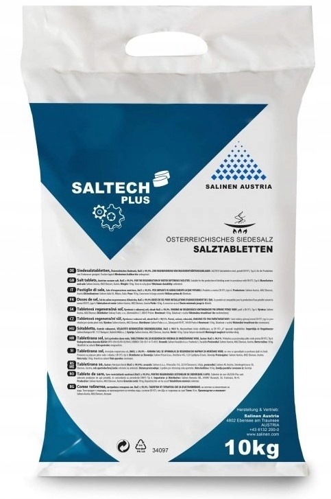 Regenaračná tabletová soľ pre zmäkčovače Saltech 10kg - Allegro