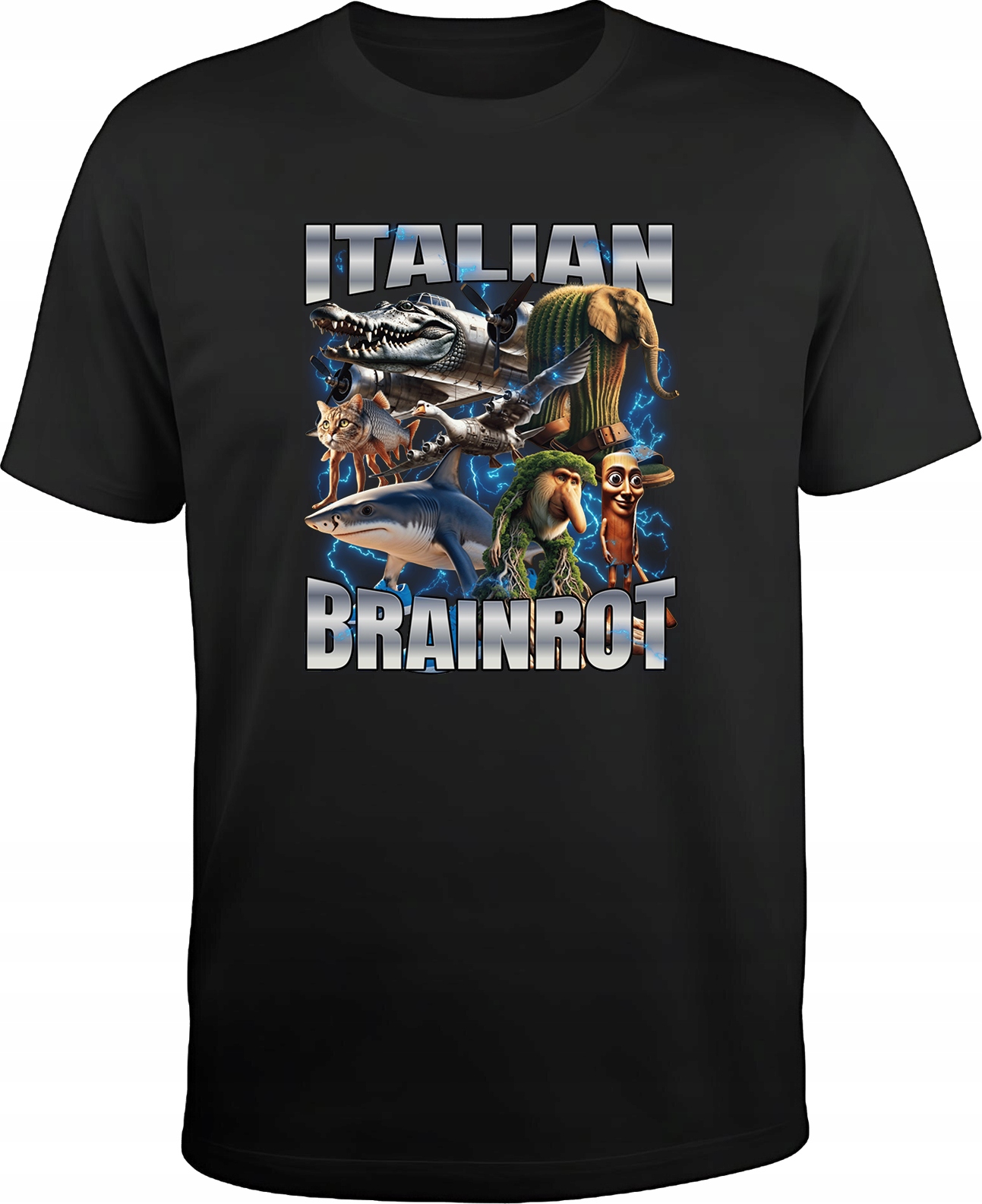 Italian Brainrot Tričko Mem Tung Sahur Tralalelo Crocodilo MEM S za 263 ...