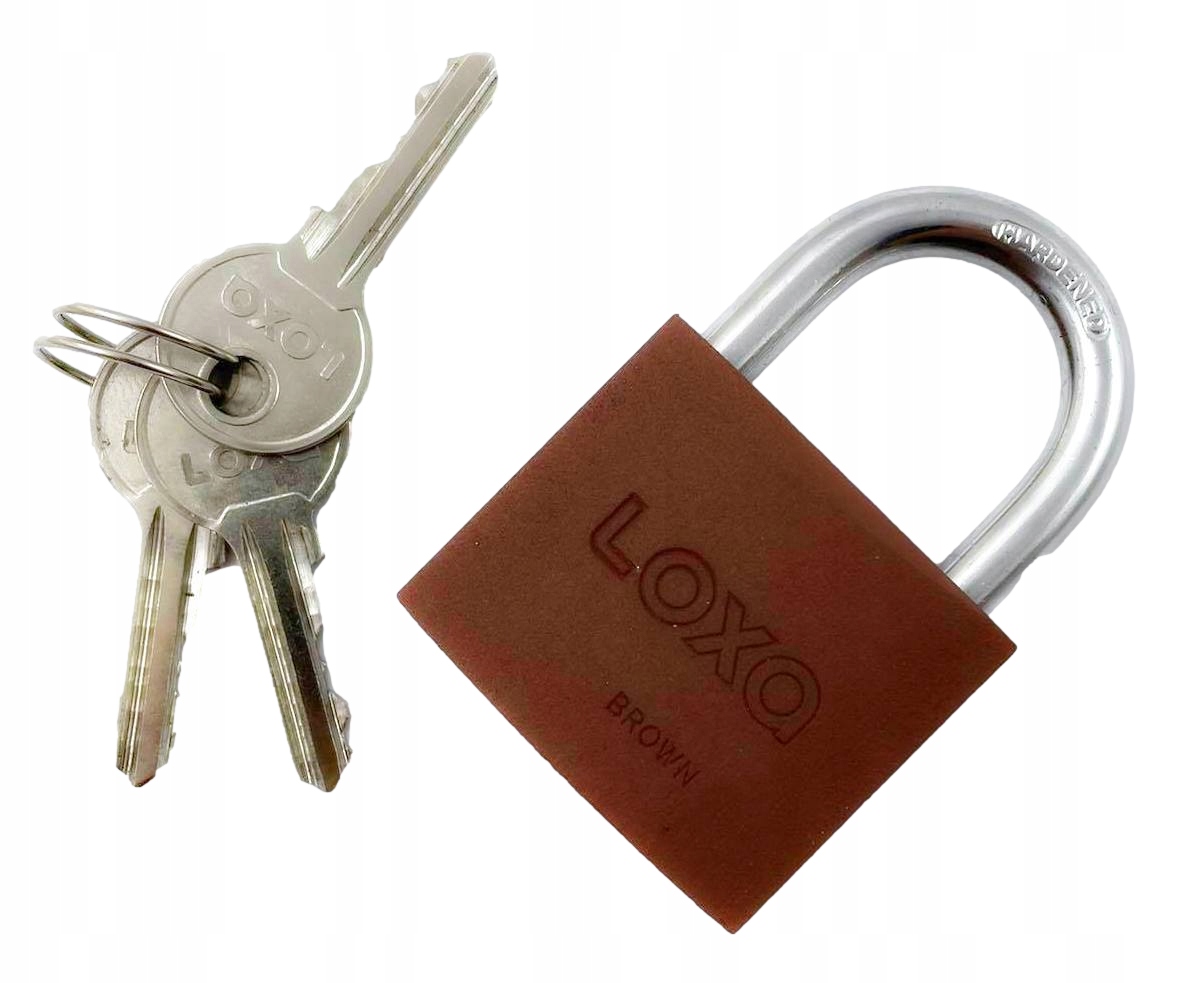 GERDA Kłódka pałąkowa LOXA BROWN S50 żeliwna - Allegro.pl