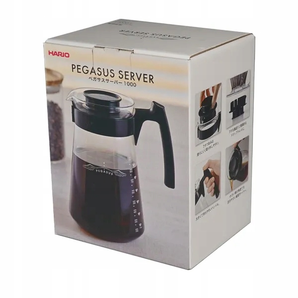HARIO Pegasus 03 Serwer Szklany Dzbanek Do Kawy 1000Ml - Hario | AGD Sklep EMPIK.COM