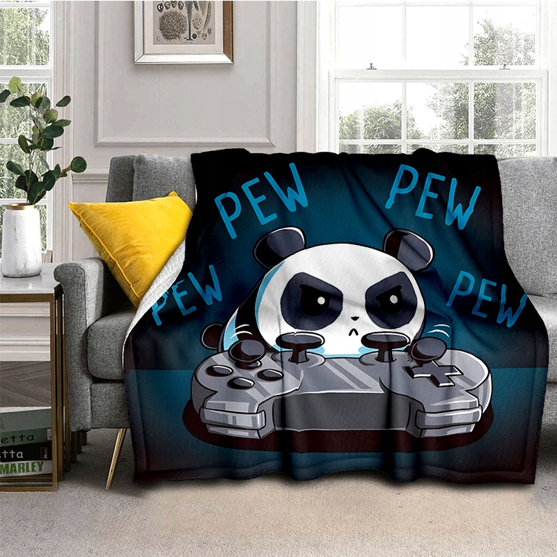 KOC Kolorowe słodkie Panda Anime rzuca koc Super (OURVIAL) • Cena ...