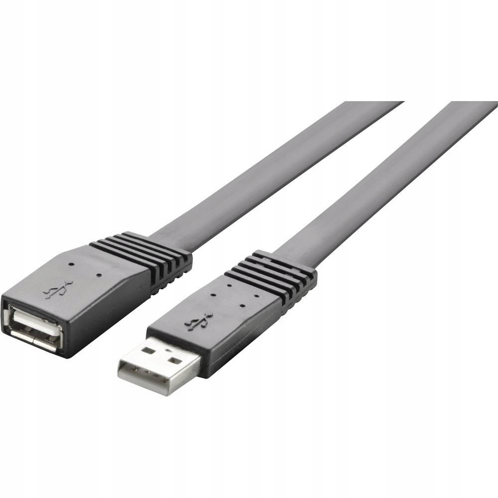Przedłużacz kabla USB 2.0 Renkforce 3 m czarny - Sklep, Opinie, Cena w Allegro