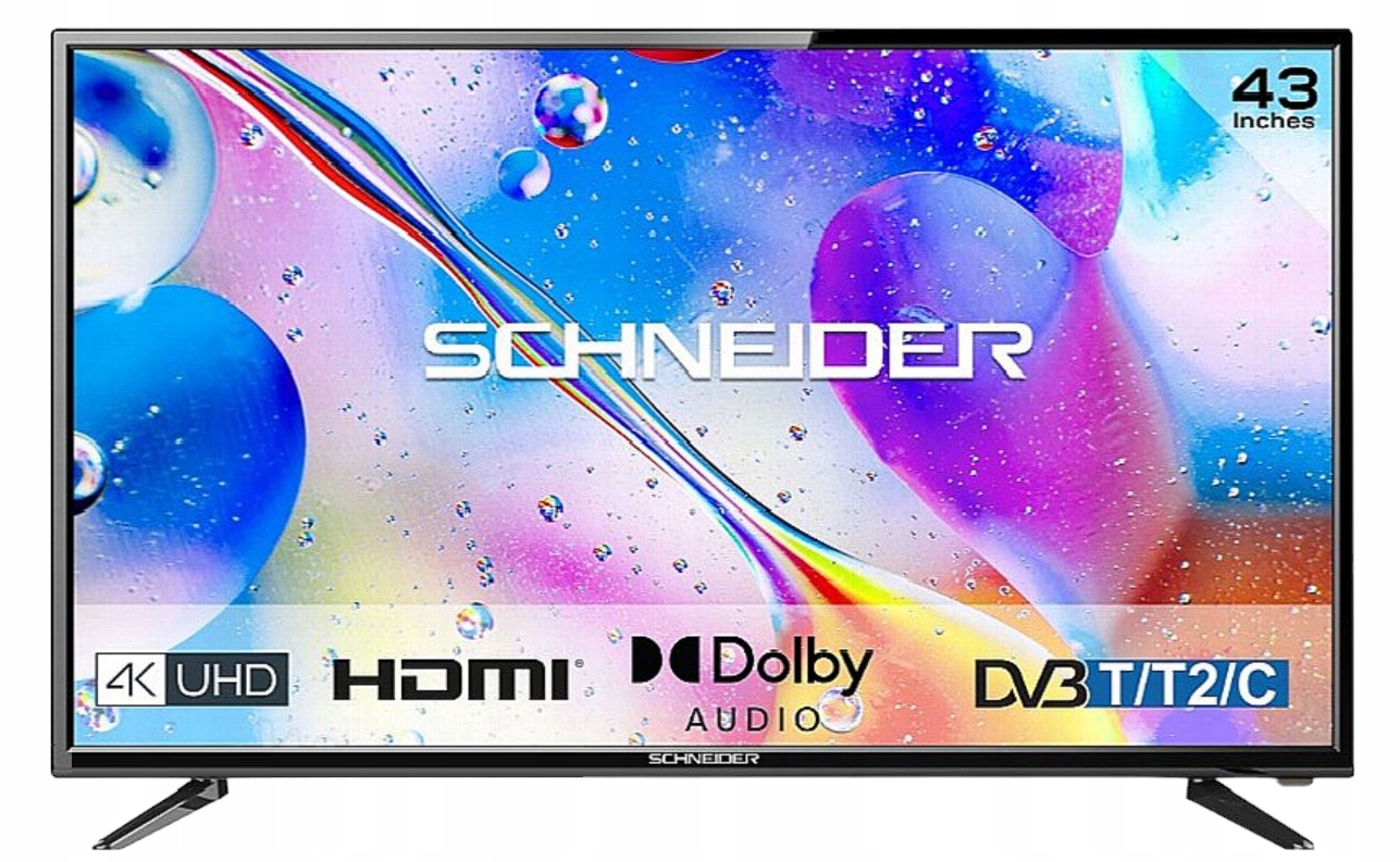 Telewizor LED Schneider SC-LED43SC620K 43" 4K UHD czarny - Sklep ...