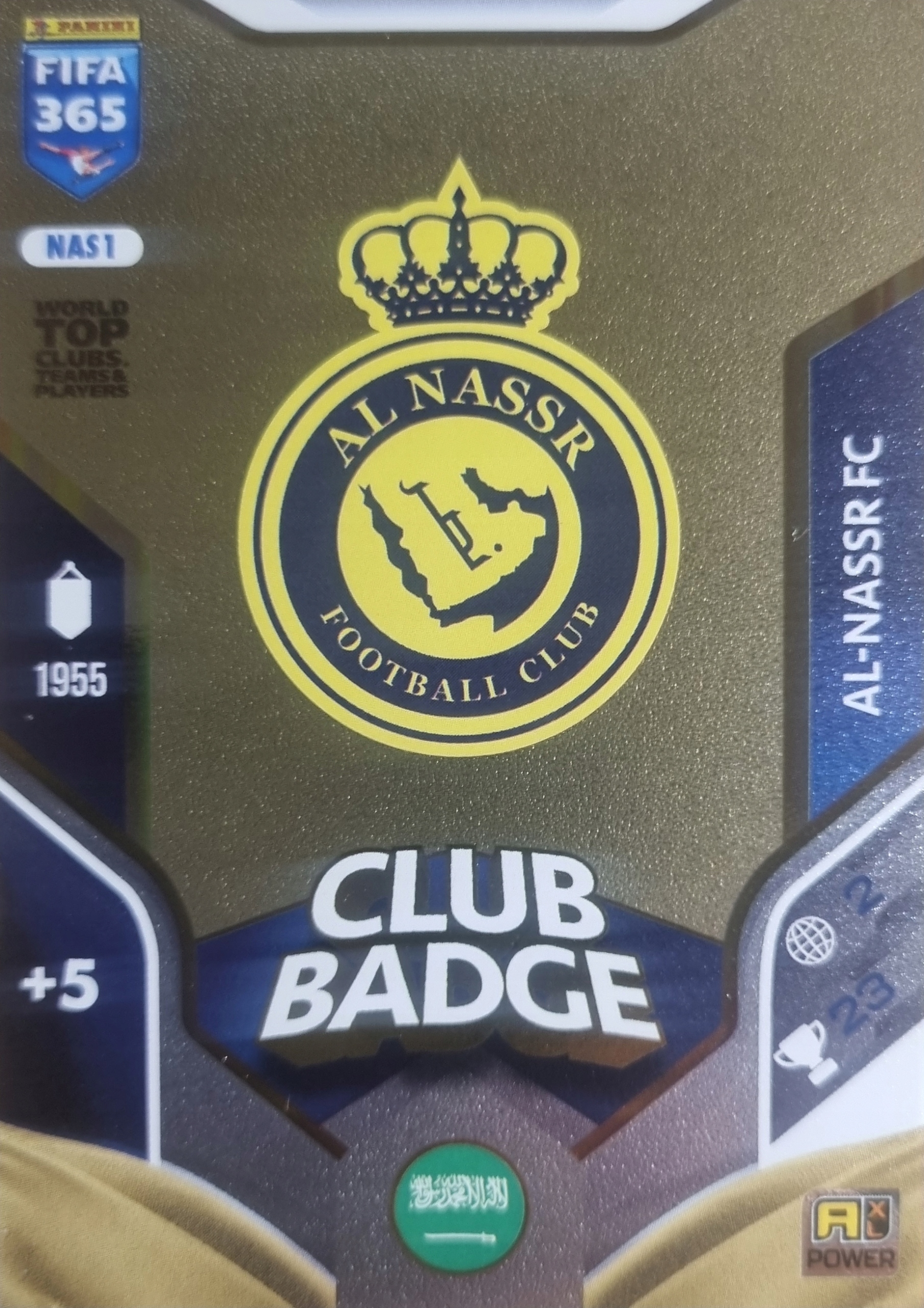 FIFA 365 2026 KICK-OFF FANS CLUB BADGE LOGO NAS1 AL-NASSR FC - Stan ...