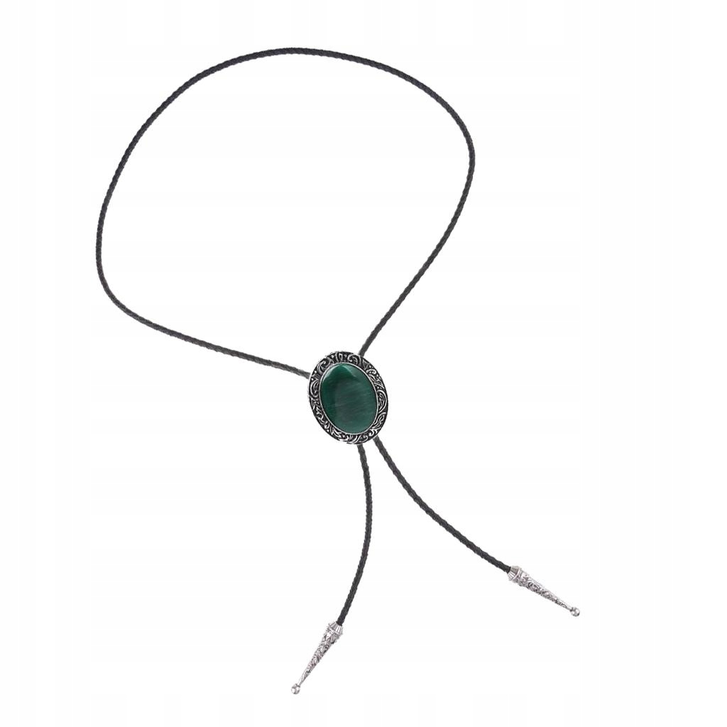 Western Cowboy Bolo Tie Natural Stone Bolas Krawat (0755392259801 ...