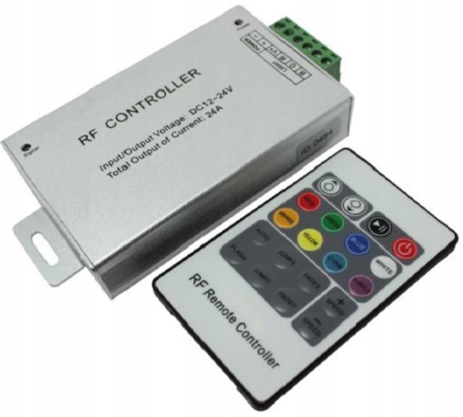 Sterownik RADIO kontroler LED RGB taśmy 24A 288W (FENIKS_LED_027416 ...