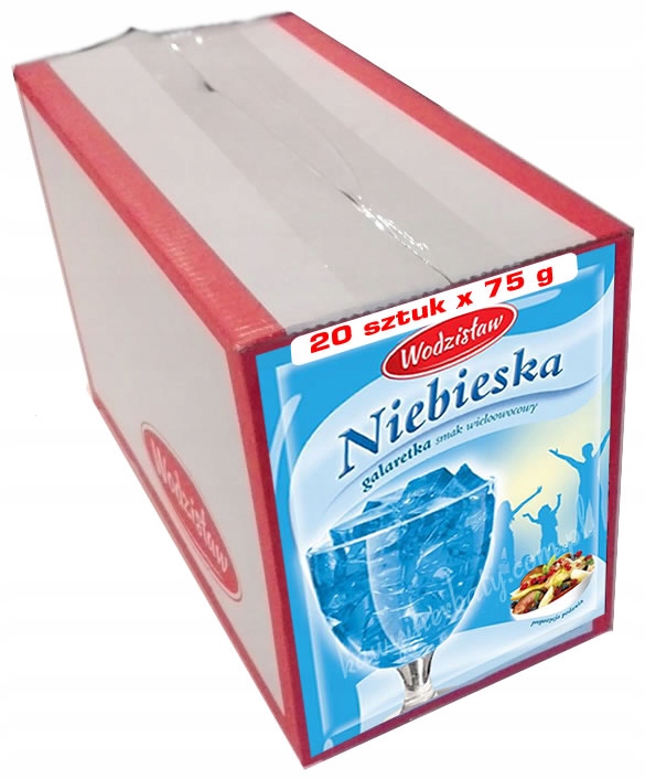 Agro-Wodzisław Galaretka NIEBIESKA 75gx20 (803) (5907577231057) • Cena ...