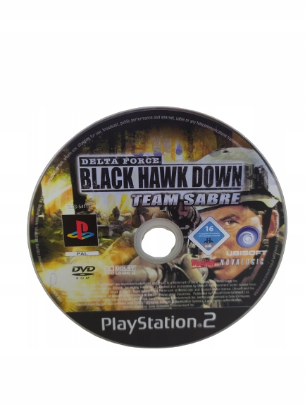 DELTA FORCE BLACK HAWK DOWN TEAM SABRE PlayStation 2 (PS2) pudełkowa • Cena, Opinie - Allegro