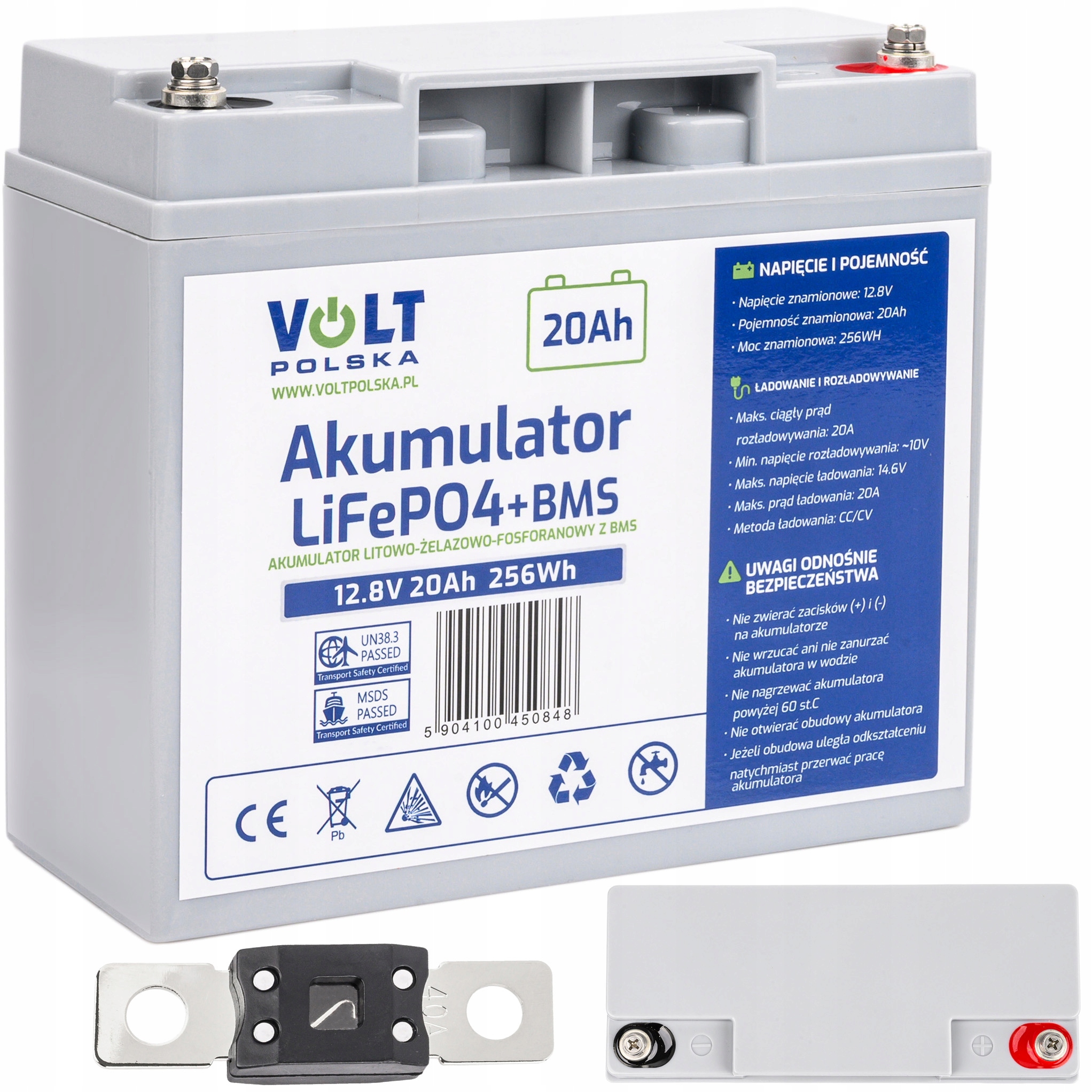 AKUMULATOR LiFePO4 12V 20Ah BMS UPS BEZOBSŁUGOWY DO ŁODZI KAMPERA - Sklep, Opinie, Cena w Allegro