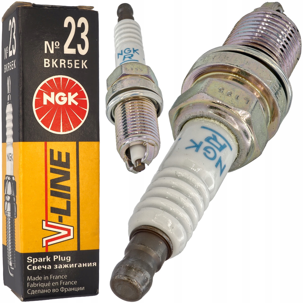 ŚWIECA ZAPŁONOWA NGK BKR5EK V-LINE 23 4483 LPG V-LINE/23 BKR5EK za 163 ...