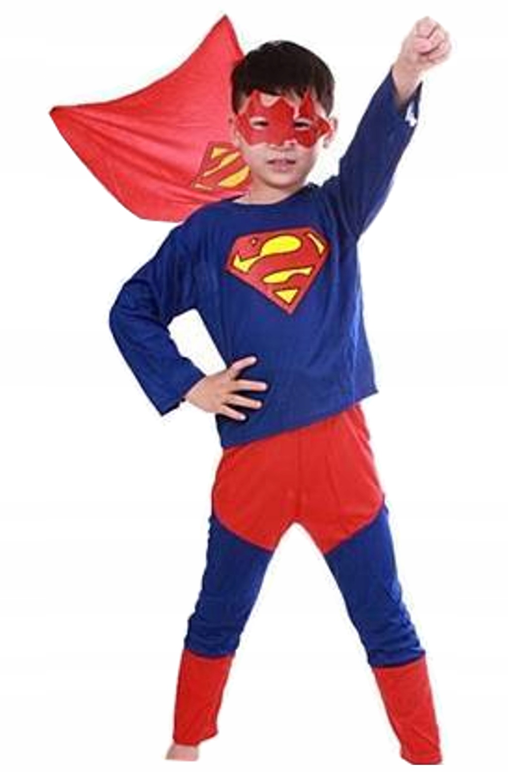 STRÓJ SUPERMAN BOHATER SUPERMANA ROZ. M 110-122 • Cena, Opinie - Allegro