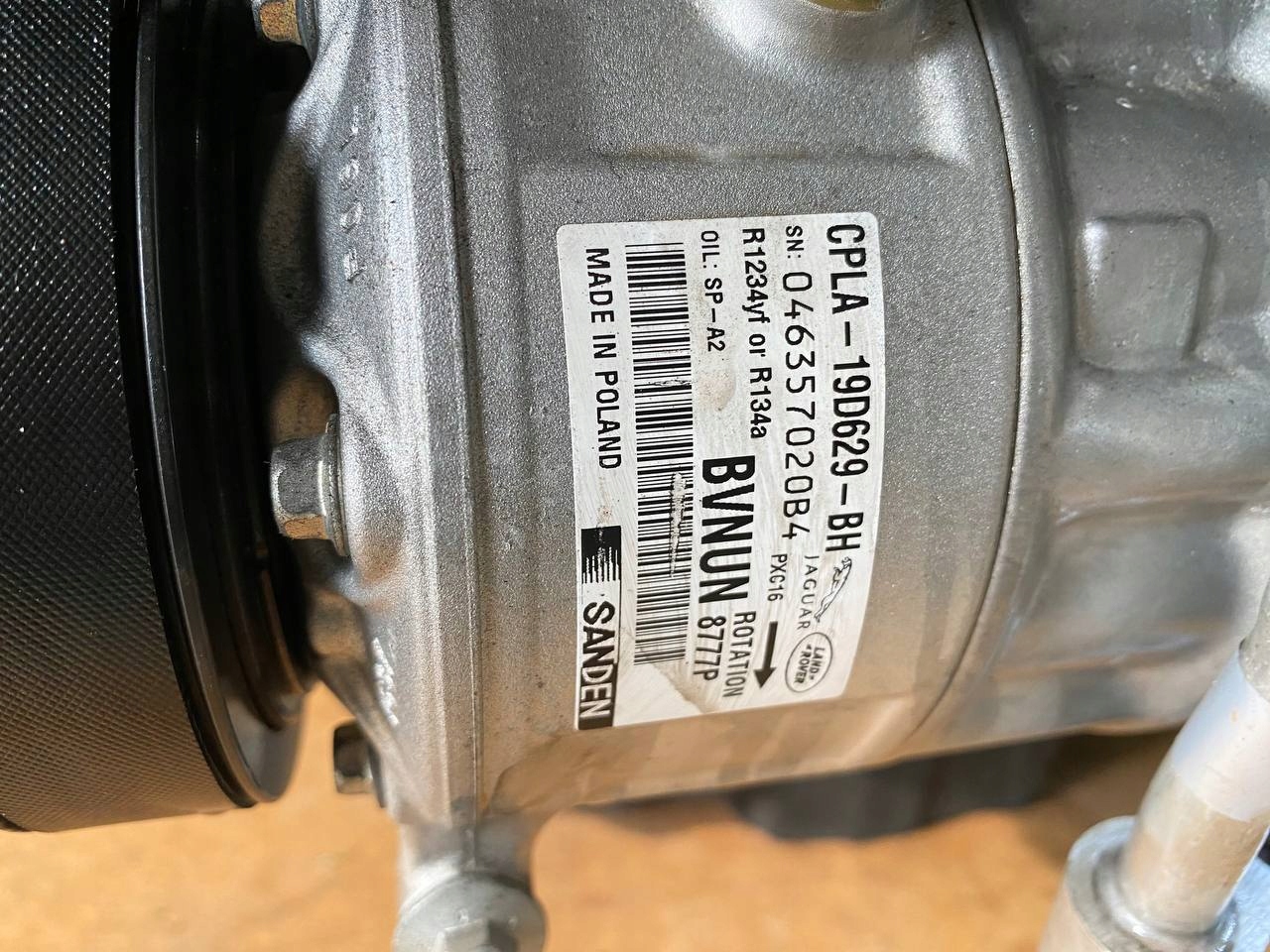 C2D56291 C2D56291 - Компрессор кондиционера JAGUAR X761 CPLA-19D629-BH ...