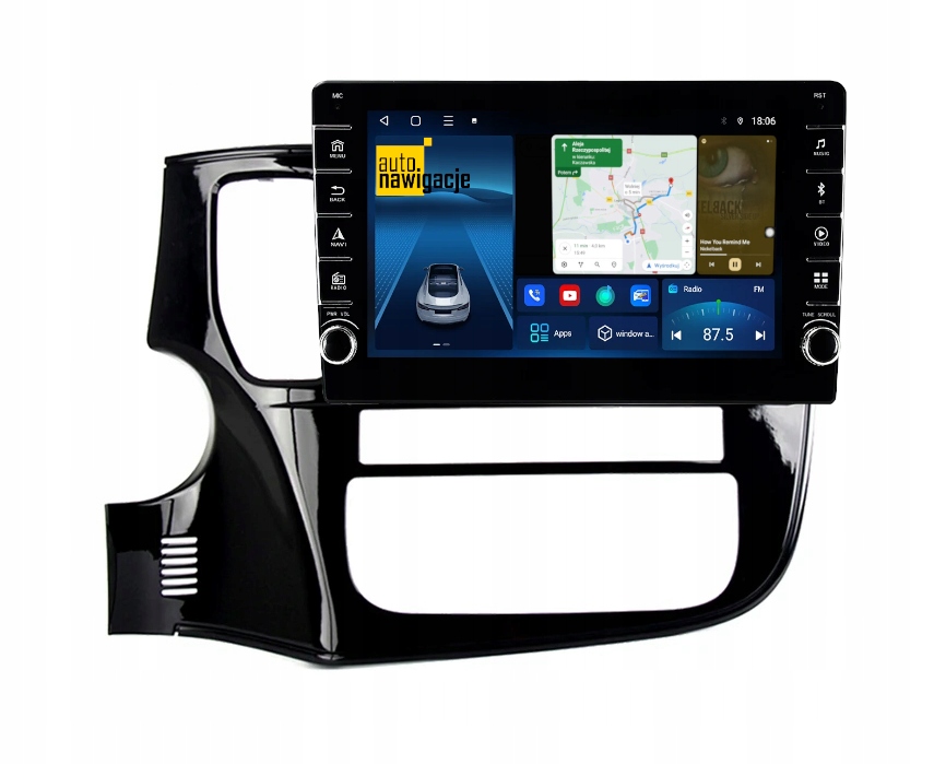 RADIO NAWIGACJA GPS MITSUBISHI OUTLANDER III 2012+ ANDROID CARPLAY ...