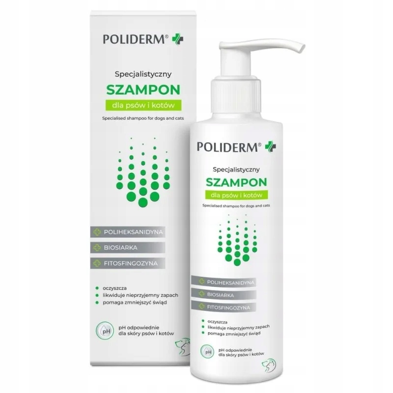 Szampon dla kota, dla psa Poliderm 250 ml 200 g (5902596718541) • Cena ...