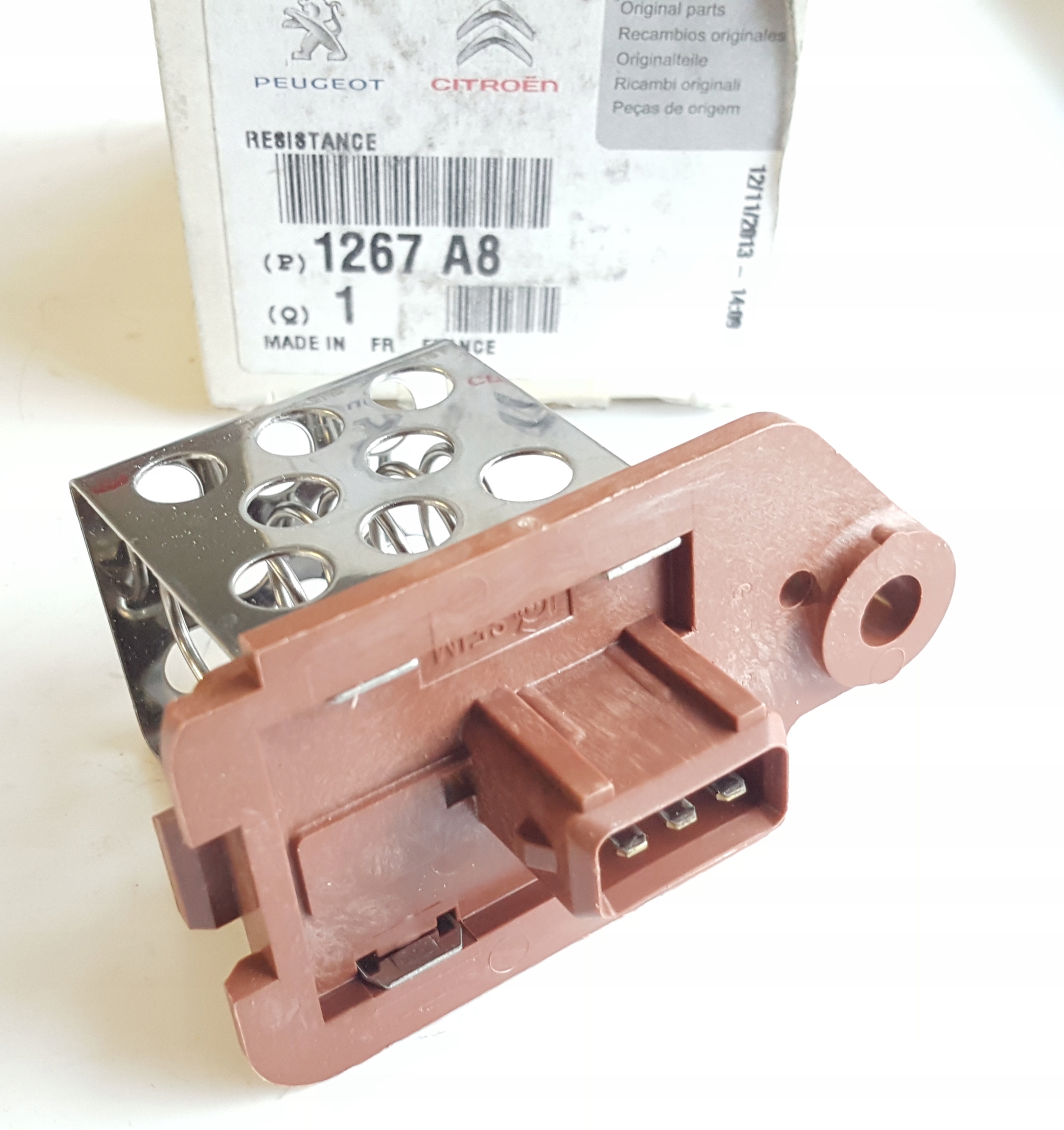 Rezystor wentylatora chłodnicy Citroen 1267A8 ORYG 1267 A8 za 75 zł z ...