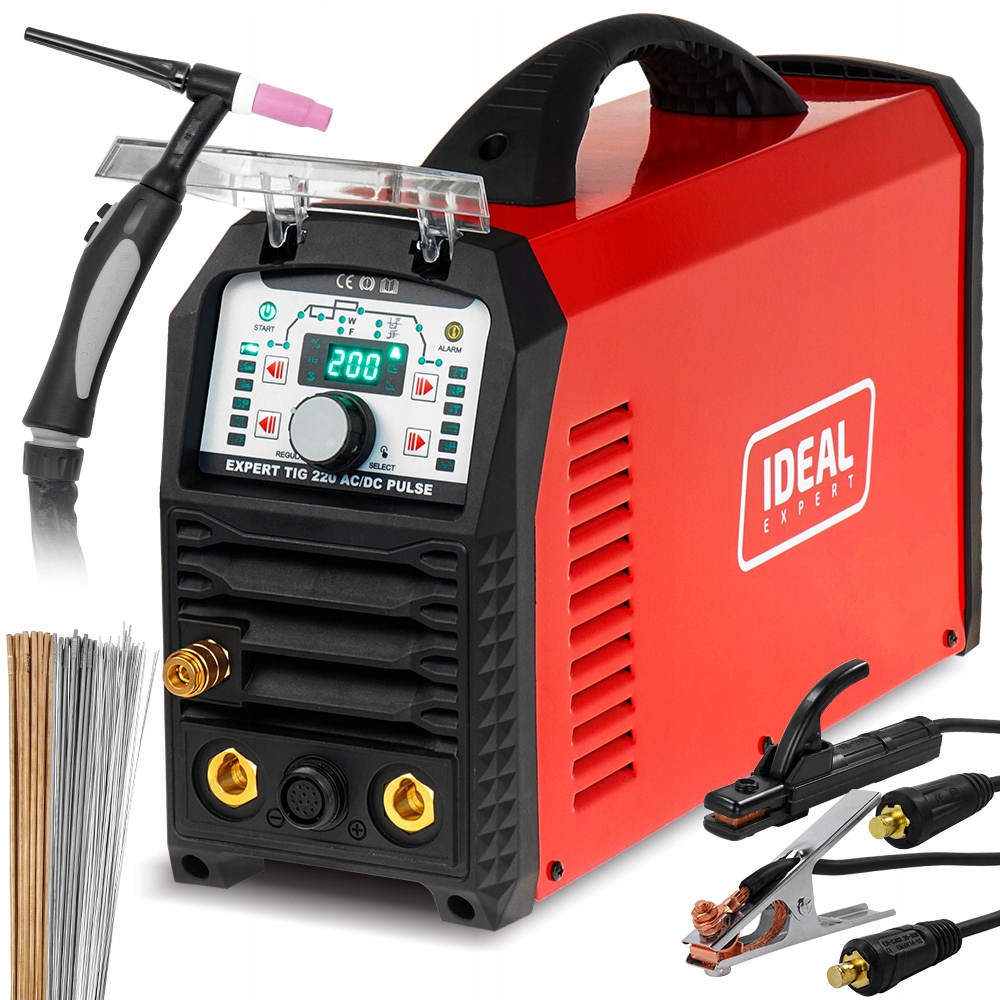 Spawarka inwertorowa TIG 220 AC/DC do ALUMINIUM 220A Ideal Expert ...