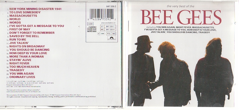 Płyta CD Bee Gees - The Very Best Of 1990 I Wydanie Greatest Hits ...