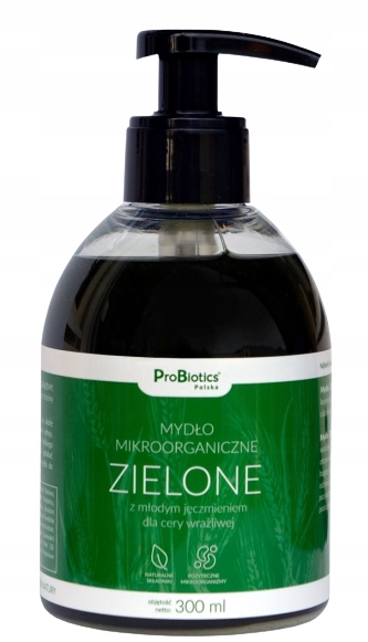 ProBiotics Mydło Mikroorganiczne Zielone 300ml (5900718344579) • Cena ...