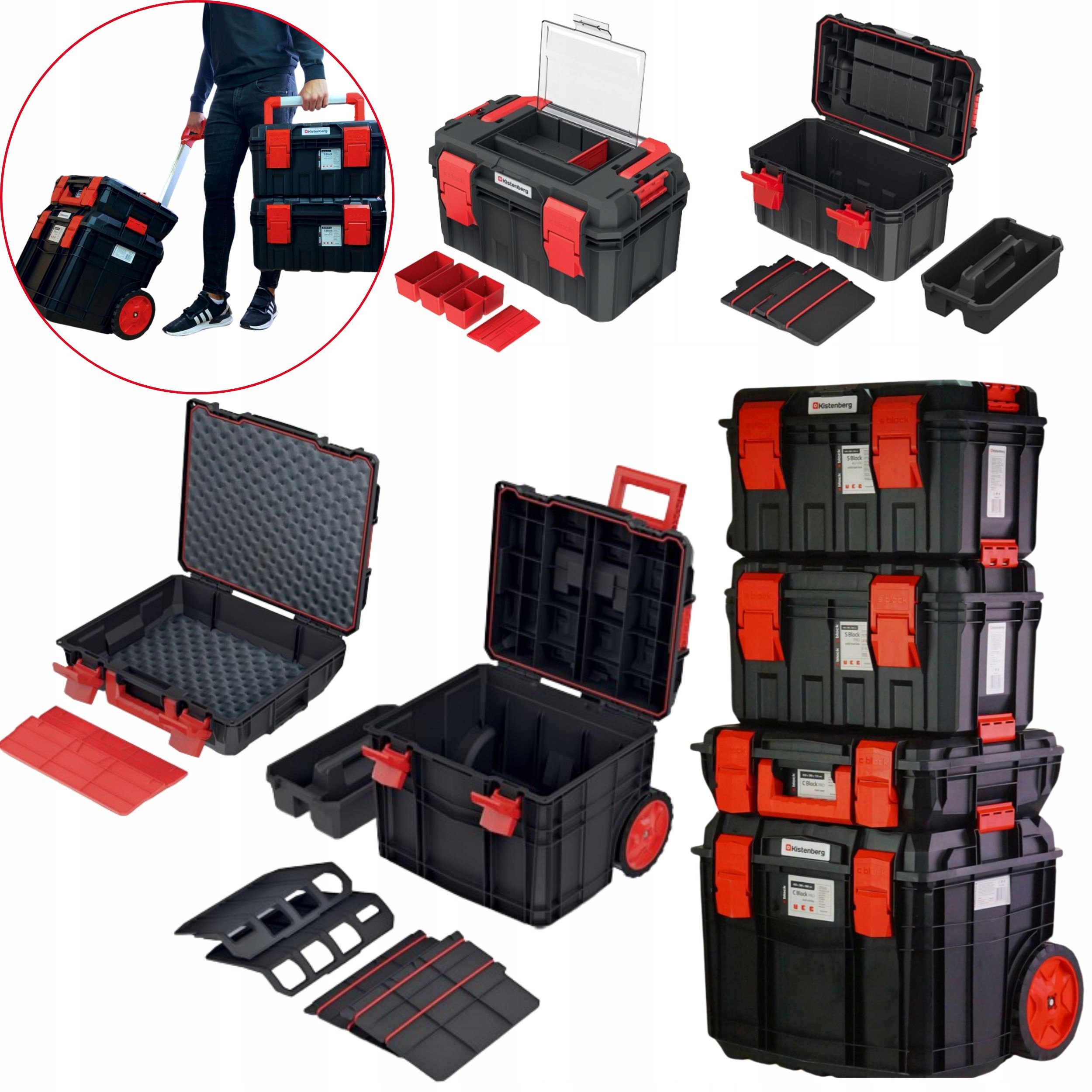 Box na nářadí na kolečkách Velká mobilní dílna za 3403 Kč - Allegro