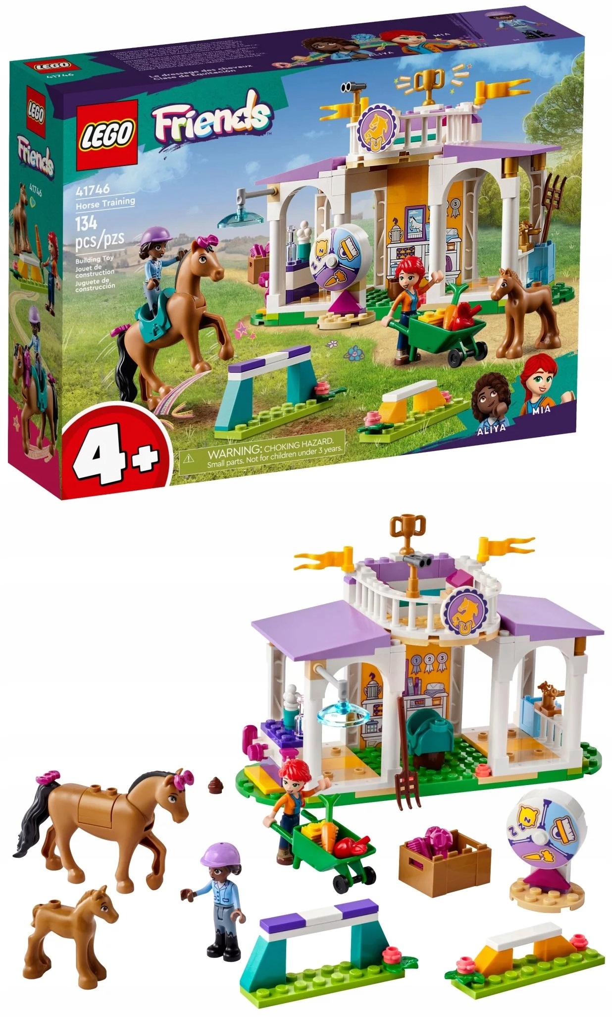 LEGO Friends 41746 Szkolenie koni (5702017415291) • Cena, Opinie ...