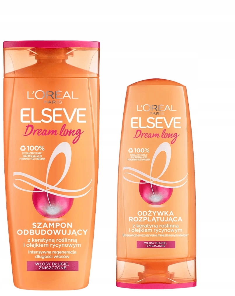 ELSEVE zestaw Szampon + odżywka DREAM LONG (5902503826437) • Cena ...