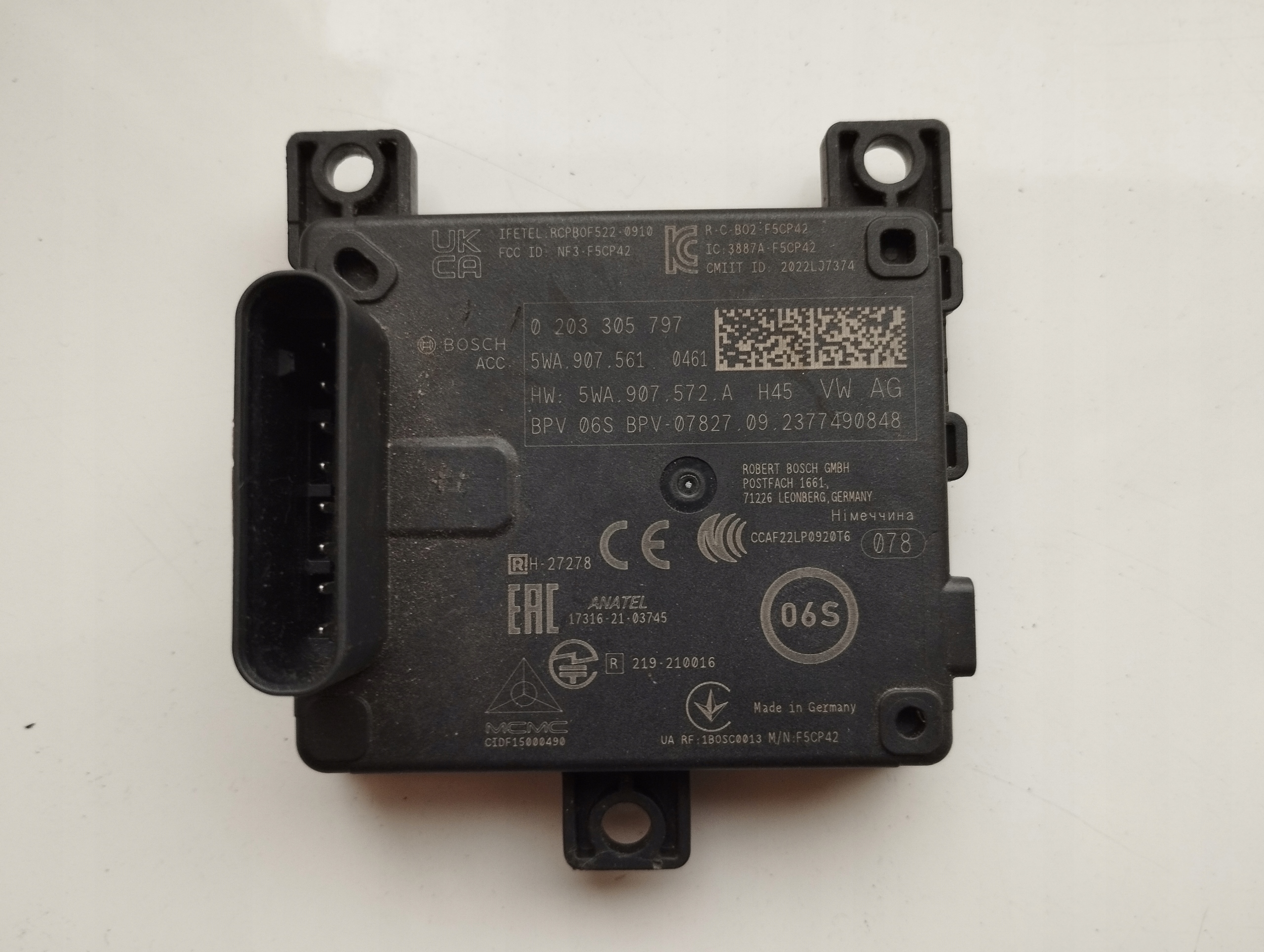 Radar Moduł Sensor Czujnik Audi Skoda VW 5WA907561 • Opinie - Allegro